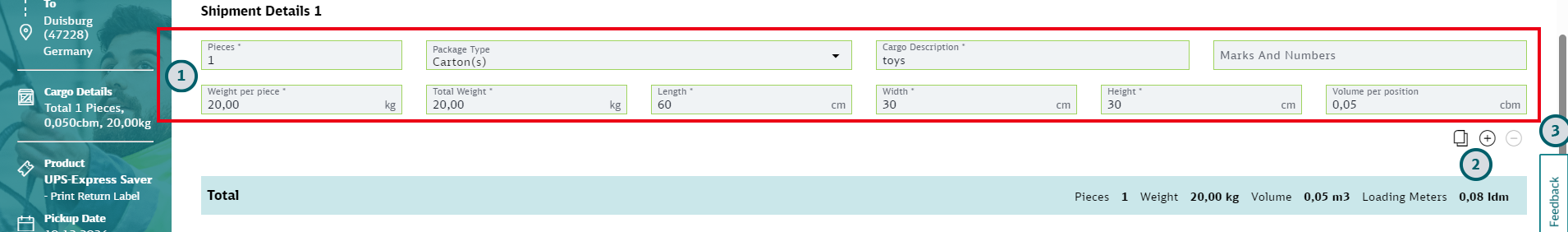 Create Parcel Bookings
