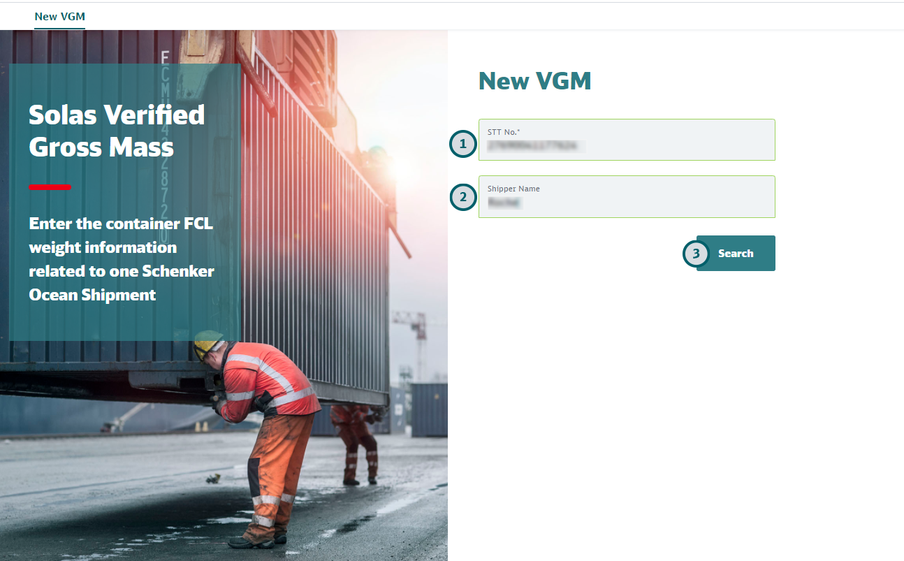 Creating a VGM declaration without logging in