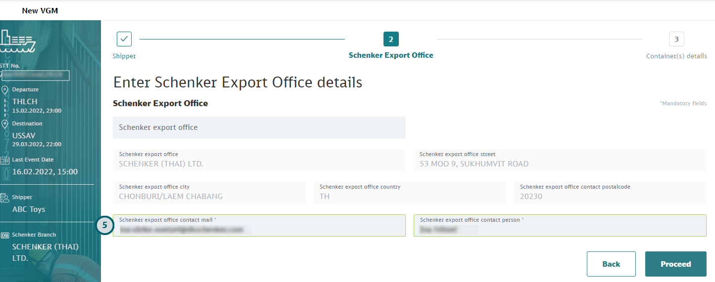 Creating a VGM declaration without logging in