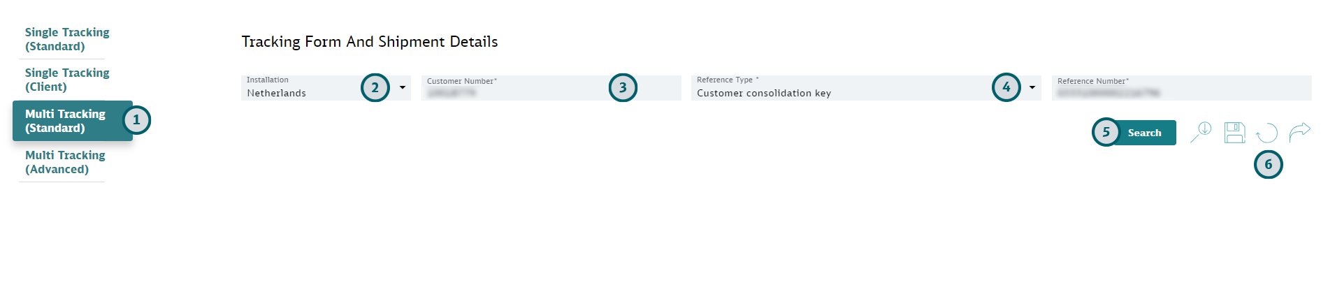 Tracking your shipment with WebCOS