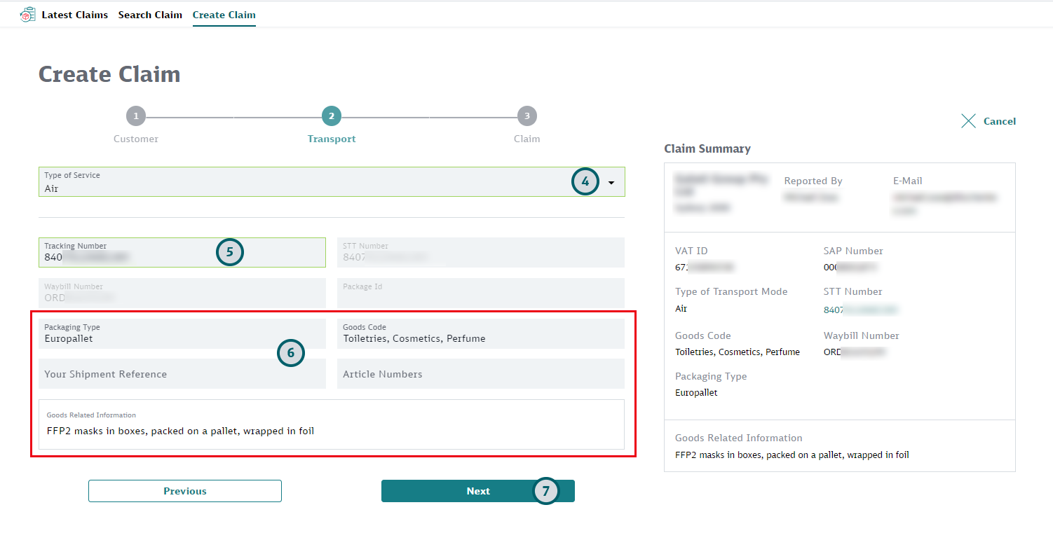 Using the eClaims eService