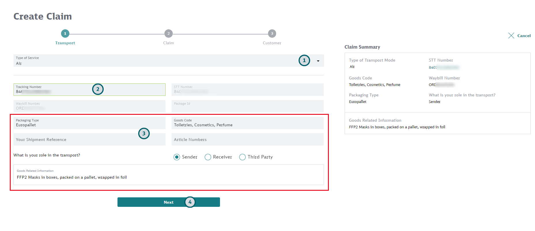 Using the eClaims eService