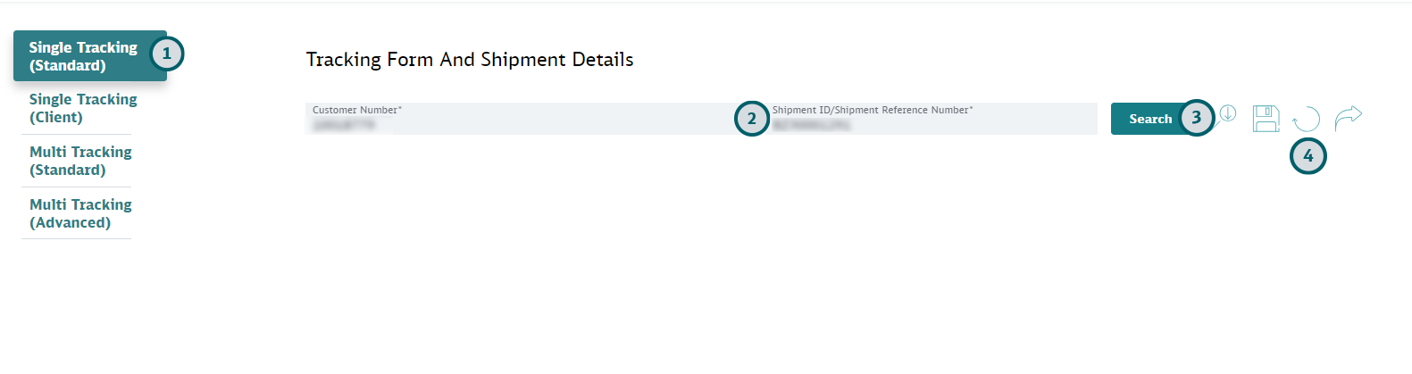 Tracking your shipment with WebCOS